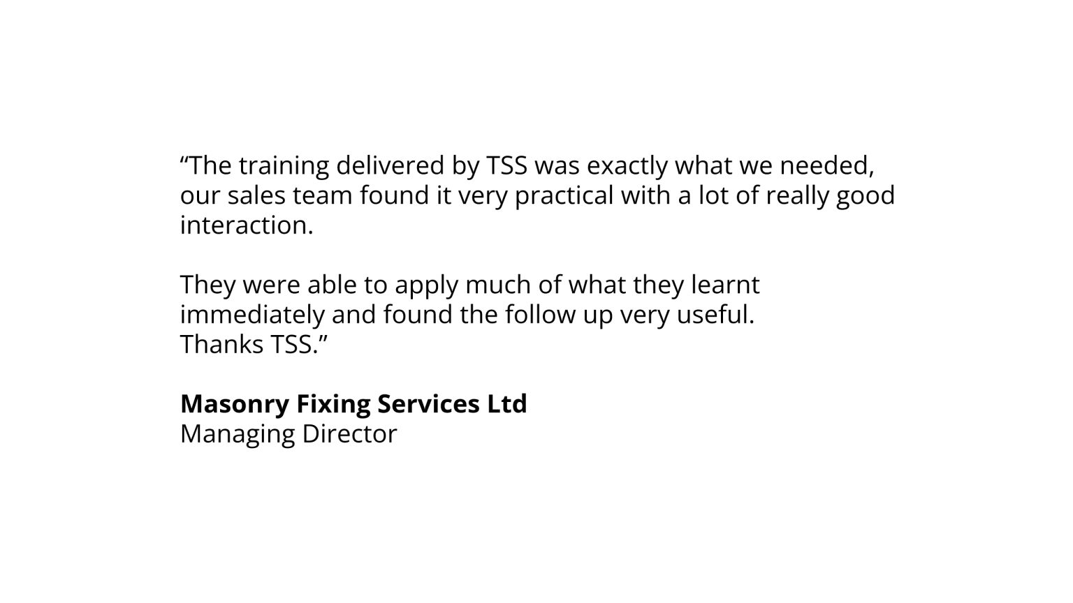 HOME - TSS Training